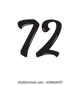 72 Text Design Vector Calligraphy Typography Stock Vector (Royalty Free ...