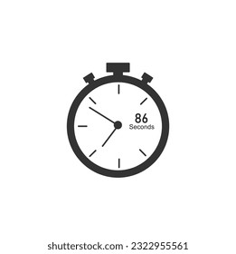 84 Seconds Timer Clocks Timer 84 Stock Vector (Royalty Free) 2322955337 ...