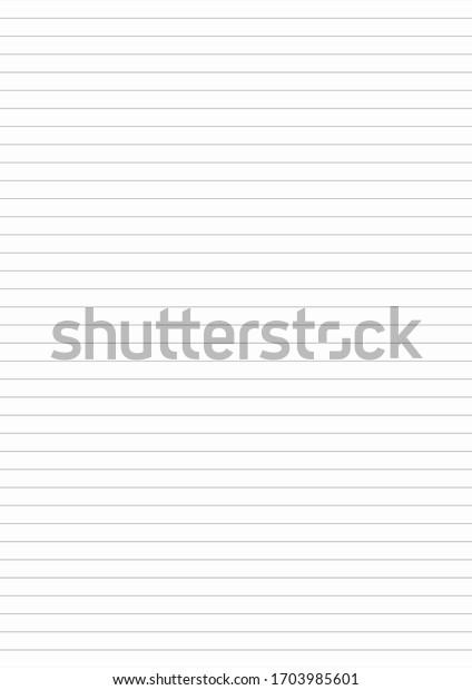 A4 Lined Format Vector Mock-up Vertical Stock Vector (Royalty Free ...