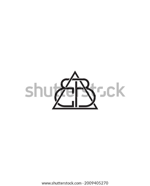 Abc Monogram Triangle Lines Logo Stock Vector (Royalty Free) 2009405270 ...