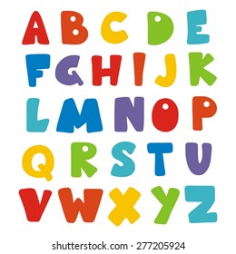 Plasticine English Alphabet A-z Colors Punctuation Stock Photo ...