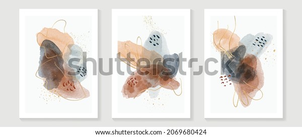 Abstract Art Background Vector Minimal Hand Stock Vector (Royalty Free ...