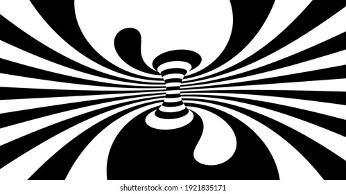 Abstract Background Made Distorted Lines Pattern Stock Vector (Royalty Free) 1924091153 ...