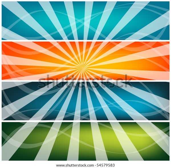 Abstract Background Rays Vector Stock Vector (Royalty Free) 54579583 ...