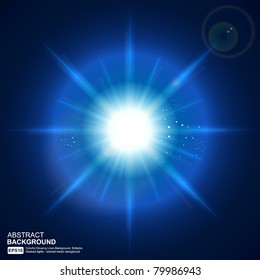 Space Background Planets Light Effects Stock Vector (Royalty Free ...