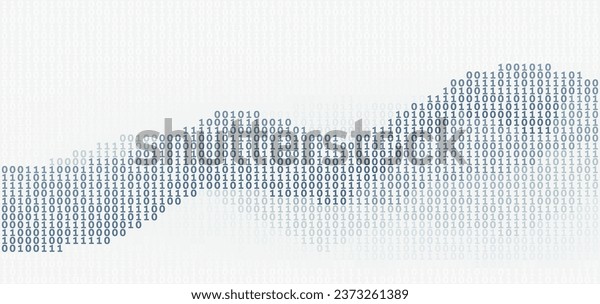 Abstract Binary Code Wave Ones Zeros Stock Vector (Royalty Free) 2373261389 | Shutterstock