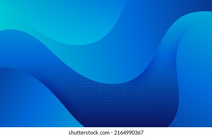 Abstract Blue Background Blue Element Fluid Stock Vector (Royalty Free ...