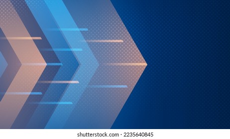 Abstract Blue Background Motion Elements Dynamic Stock Vector (Royalty ...