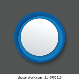 Abstract Blue Circle Background Vector Illustration Stock Vector ...