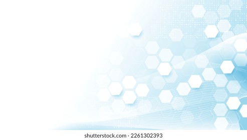 Abstract Hexagons Technology Hi-tech Futuristic Digital Stock Vector (Royalty Free) 1797032299 ...
