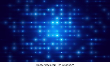 Abstract Blue Led Panel Lights Background Stock Vector (Royalty Free ...