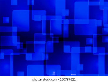 Abstract Blue Rectangle Background Vector Eps10 Stock Vector (Royalty ...