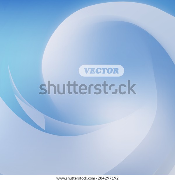 Abstract Blue Swirl Background Vector Background Stock Vector (Royalty ...