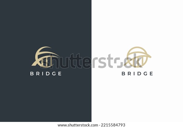 Abstract Bridge Circle Logo Vector Stock Vector (Royalty Free ...