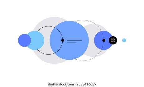 Bubble Pyramid Chart Infographic Slide Flat Stock Vector (Royalty Free ...