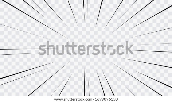 Abstract Comic Book Flash Explosion Radial Stock Vector (Royalty Free ...