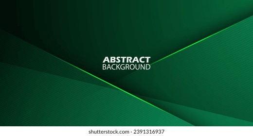 Abstract Green Futuristic Background Overlap Template Stock Vector (Royalty Free) 2398092543 ...