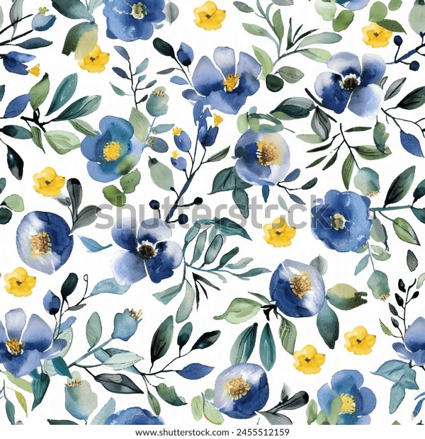 Abstract Flower Blooming Design Pattern Floral Stock Vector (Royalty ...