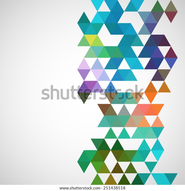 Abstract Geometric Background Stock Vector (Royalty Free) 251438518 ...