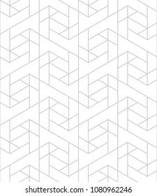 Abstract Geometric Pattern Crossing Thin Lines Stock Vector (Royalty ...