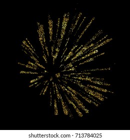 Abstract Gold Exploding Glitter Background Stock Vector (Royalty Free ...