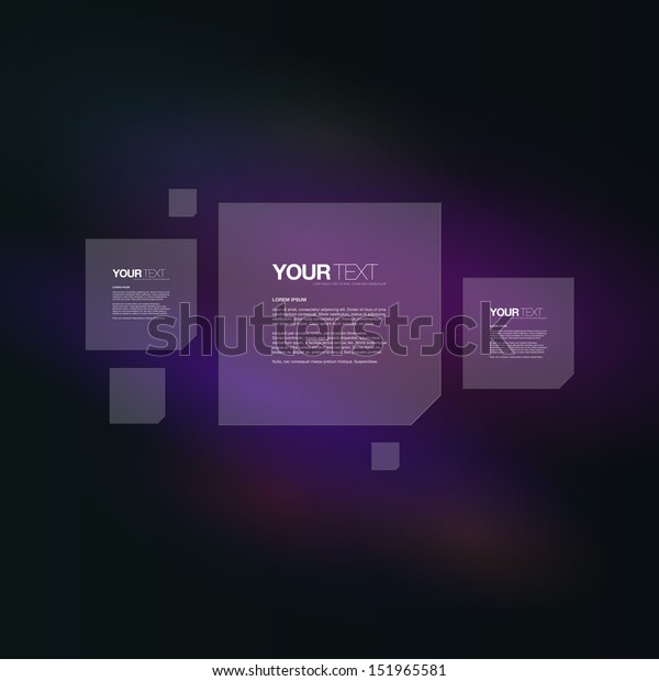 Abstract Gradient Fill Text Box Design Stock Vector (Royalty Free ...