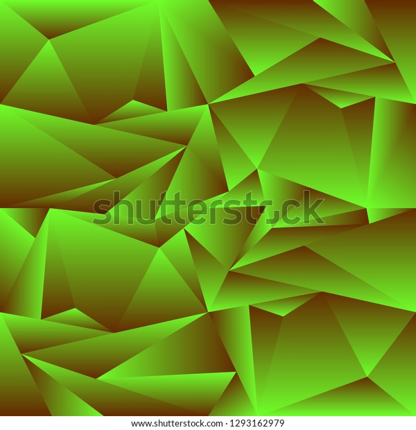 Abstract Green Triangle Design Pattern Background Stock Vector (Royalty ...