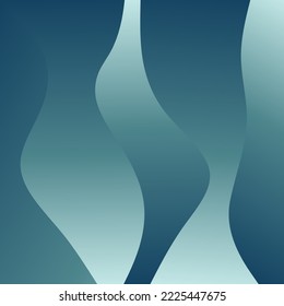 Abstract Green Waves Background Dynamic Shapes Stock Vector (Royalty Free) 2225447675 | Shutterstock