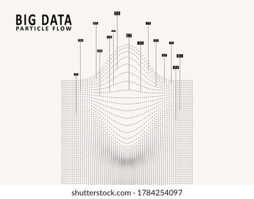 Abstract Infographics Visualization Big Data Code Stock Vector (Royalty ...