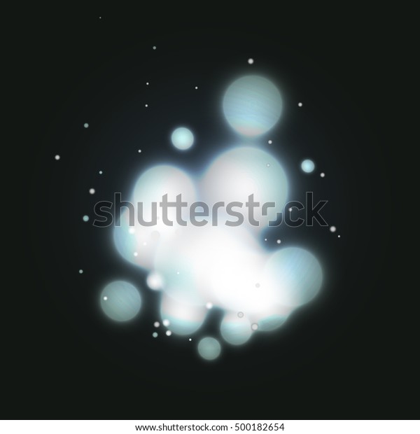 Abstract Light Bubble Background Vector Illustration Stock Vector ...