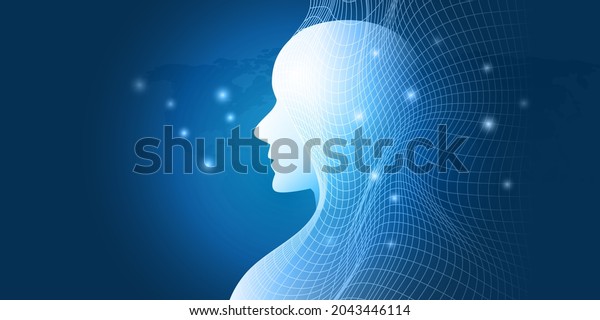 Abstract Machine Learning Artificial Intelligence Cloud Stock Vector ...