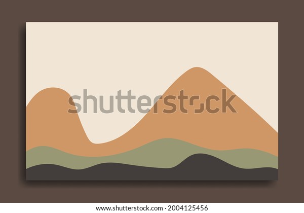 Abstract Mountain Shape Background Great Background Stock Vector ...