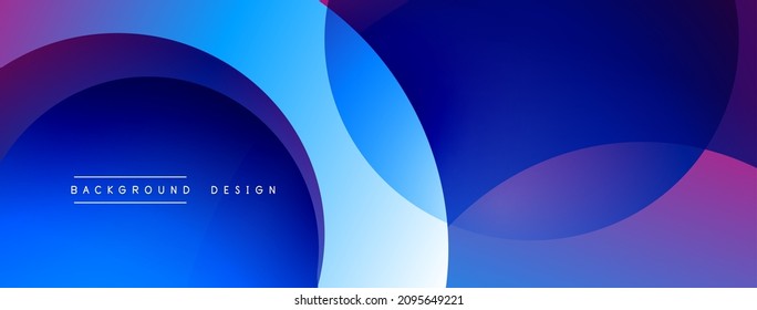 7,415 Abstract Overlapping Lines And Circles Geometric Background With Gradient Colors Stock ...