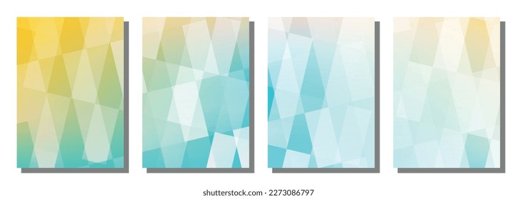 Abstract Polygon Background Set Background Vector Stock Vector (Royalty Free) 2251748841 ...