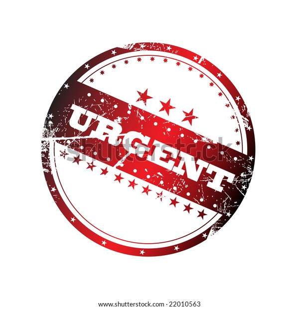 Abstract Red Grunge Office Stamp Small Stock Vector (Royalty Free ...