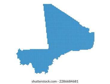 Abstract Representation Mali Vector Mali Map Stock Vector (Royalty Free ...