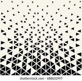 Abstract Seamless Geometric Triangle Pattern Vector Stock Vector ...