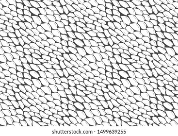 Abstract Snake Scale Skin Seamless Pattern Stock Vector (Royalty Free ...