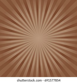 Radial Radiant Brown Retro Background Vignette Stock Illustration ...