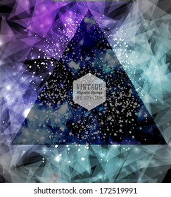 Abstract Space Light Background Vector Stock Vector (Royalty Free ...