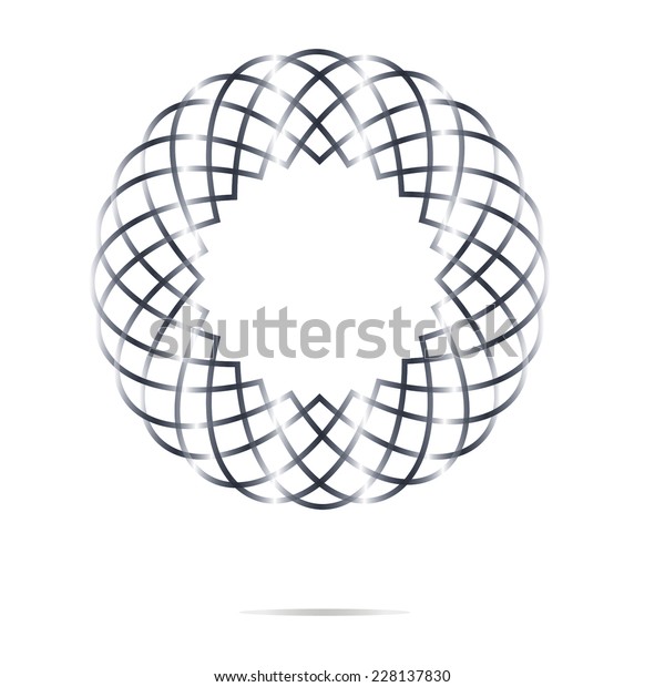 Abstract Spirograph Logo Stock Vector (Royalty Free) 228137830 ...