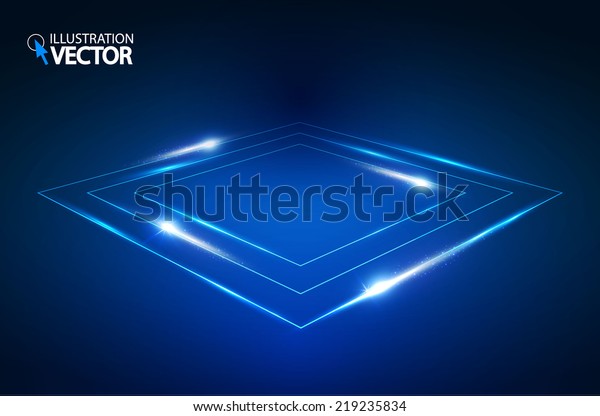 Abstract Square Light Background Vector Illustration Stock Vector ...