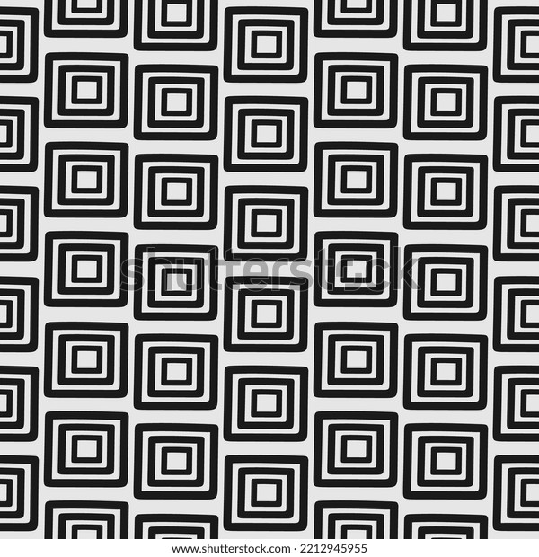 Abstract Square Line Seamless Pattern Isolated Stock Vector (Royalty Free) 2212945955 | Shutterstock