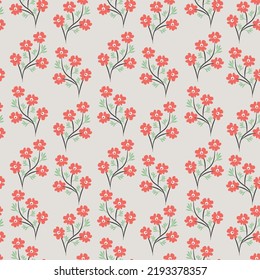 Abstract Tiny Flowers Vector Background Small Stock Vector (Royalty ...