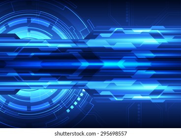 Abstract Vector Digital Technology Background Design Stock Vector ...