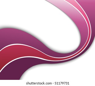 Abstract Violet Wave Background Templatevector Illustration Stock ...