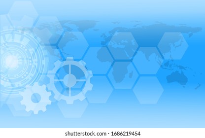 36,440 Blue Cog Background Images, Stock Photos, 3D objects, & Vectors ...
