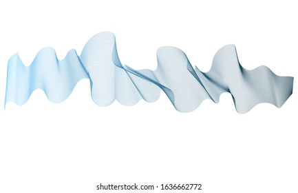 Abstract Wire Mesh Wave Background Wave Stock Illustration 1933873229 ...