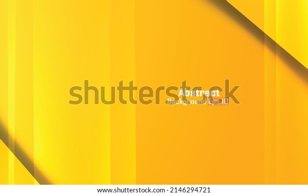 Abstract Yellow Gradient Background Line Bevel Stock Vector (Royalty ...