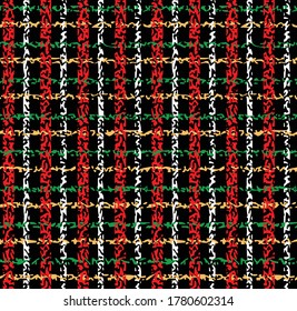 Abstracted Allover Vector Pattern On Checks Stock Vector (Royalty Free ...